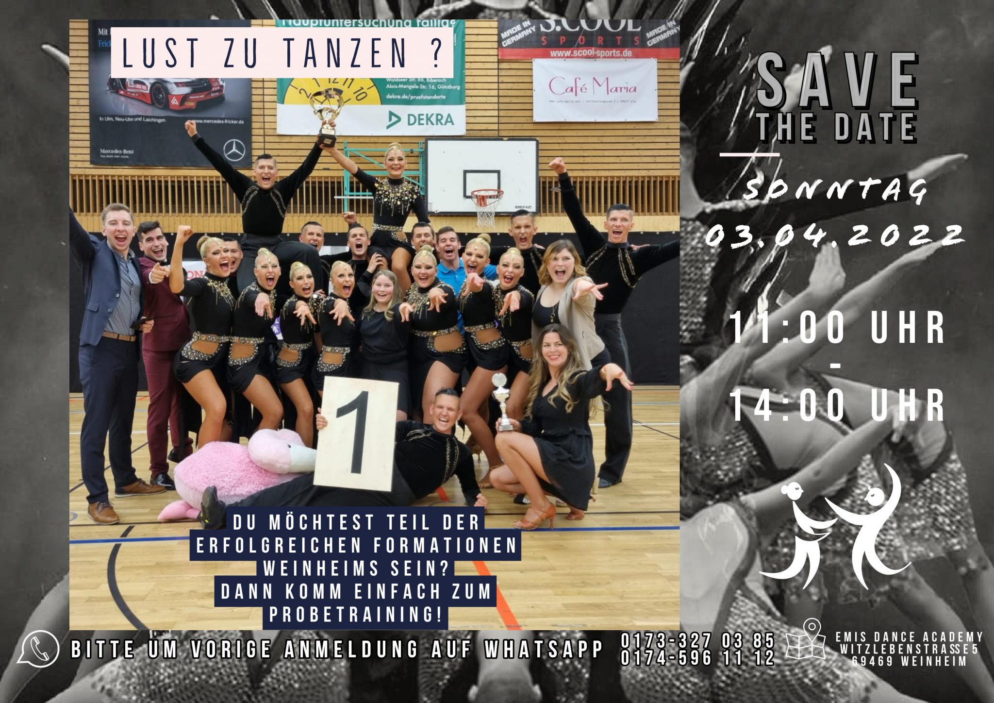 Werde Teil unserer erfolgreichen Formationen! - Emis Dance Academy