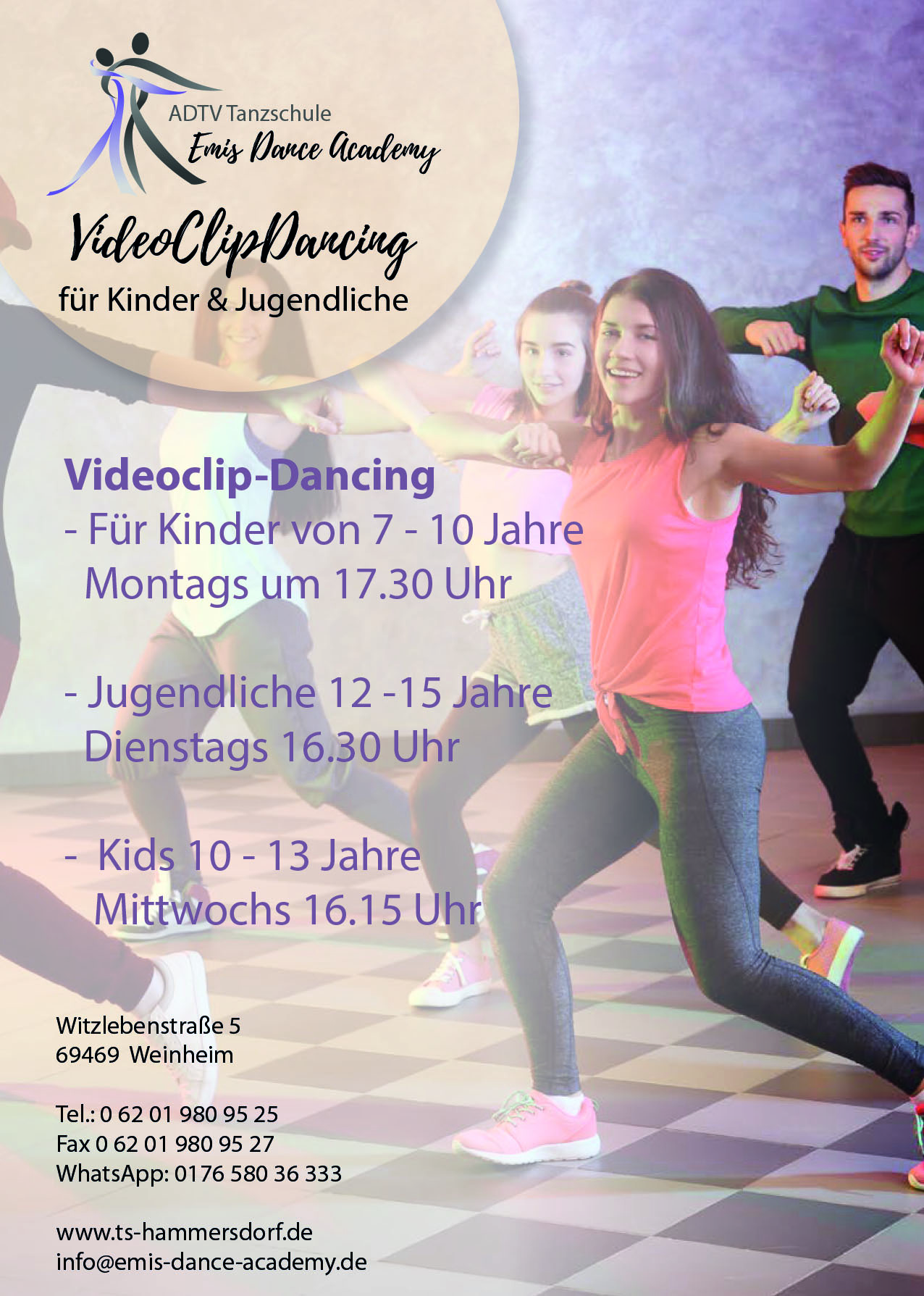 Kursänderung VideoClipDancing - Emis Dance Academy